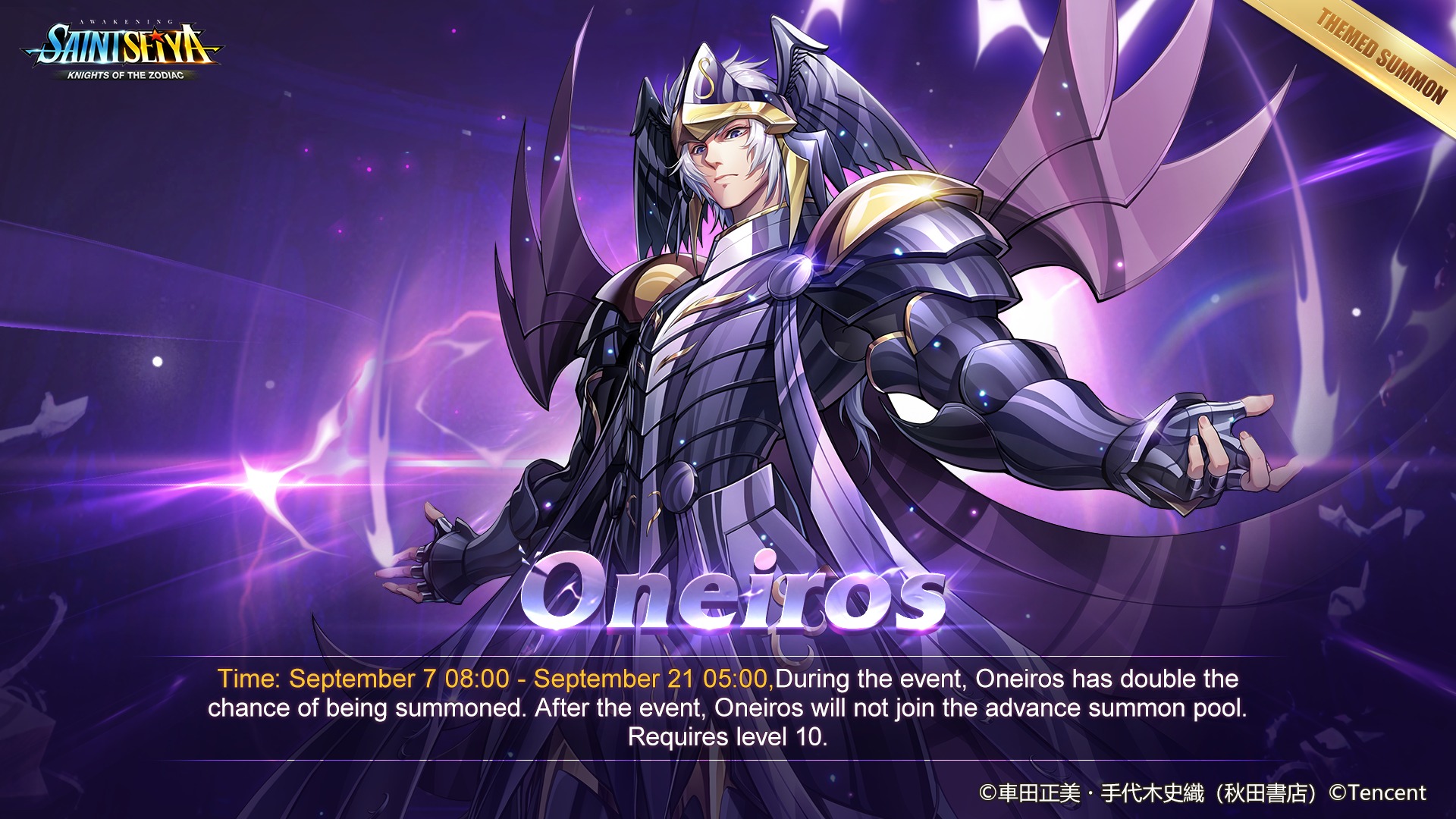 Oneiros dios de los sueños llega a Saint Seiya KotZ